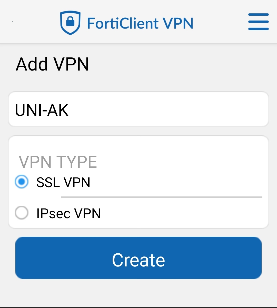 FortiClient VPN – EN – Zentraler Informatikdienst